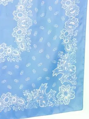 Maje Bandana Print Silk Scarf