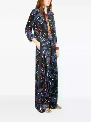 Dries Van Noten Cropped Velvet Blazer
