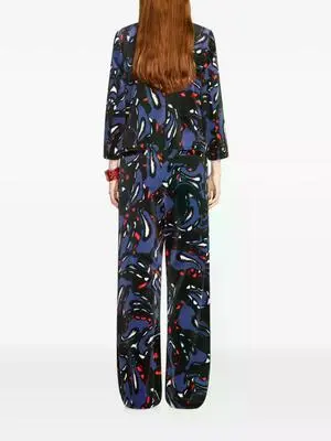 Dries Van Noten Cropped Velvet Blazer