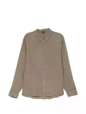 JAMES PERSE Lightweight Linen Shirt Green