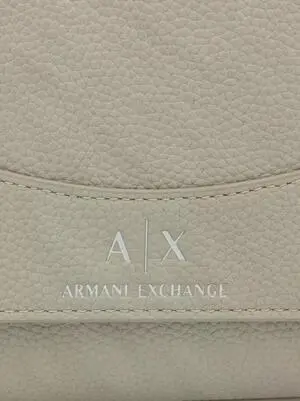 Armani Exchange Logo Print Strap Cross-body Bag - Neutrals