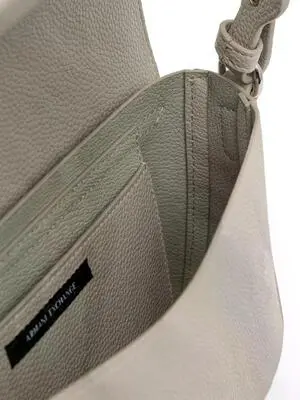 Armani Exchange Logo Print Strap Cross-body Bag - Neutrals