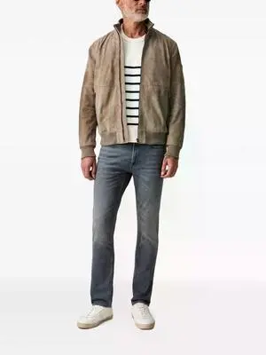 JOOP! Goat Suede Bomber Jacket