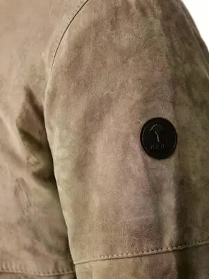 JOOP! Goat Suede Bomber Jacket