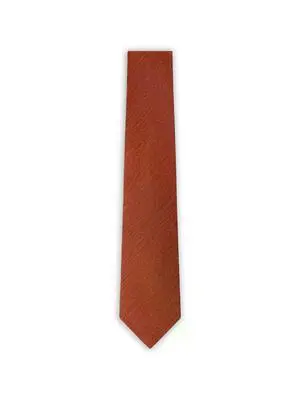 HACKETT LONDON Solid Twill Neck Tie - Orange