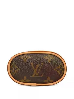 LOUIS VUITTON Monogram Canvas Fold Me Pouch Mini Bag - Brown