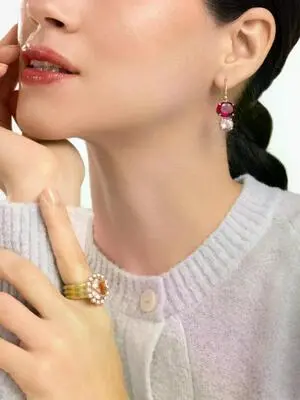 Irene Neuwirth Embellished Drop Earrings