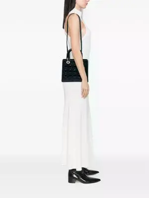 Dior 2010 Medium Patent Cannage Lady Satchel