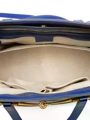 Gucci Patent Bright Bit Satchel - Blue