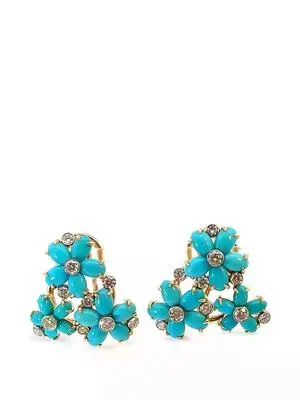 ALETTO BROTHERS Petaluna Turquoise And Diamond Earrings