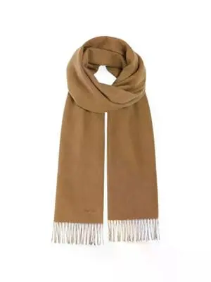 Max Mara Cashmere Stole With Logo Camel