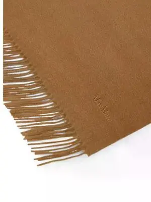Max Mara Cashmere Stole With Logo Camel
