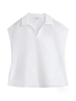 Aspesi Sleeveless V-neck Top - White
