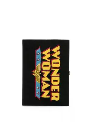 OLYMPIA LE-TAN Wonder Embroidered Clutch Bag - Black