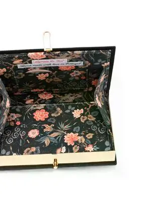 OLYMPIA LE-TAN Wonder Embroidered Clutch Bag - Black