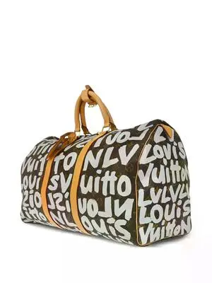LOUIS VUITTON 2001 Graffiti Keepall 50 - Brown