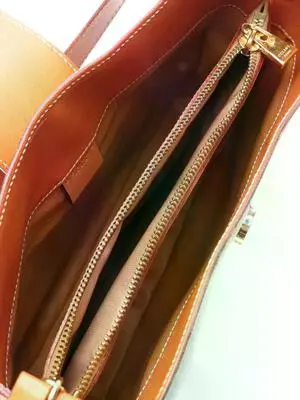 Celine 20th Century Macadam Coated Canvas Shoulder Bag