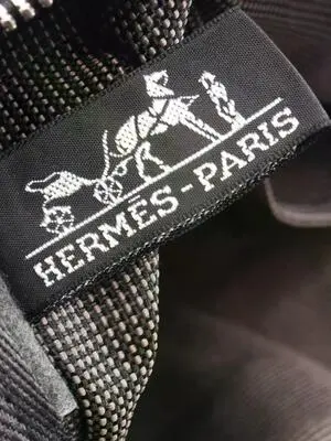 Hermès 20th Century Canvas Herline Mm Tote Bag