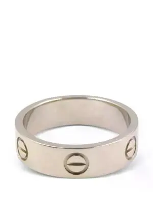 Cartier 18k White Gold Love Ring - Silver