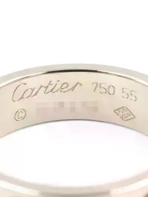 Cartier 18k White Gold Love Ring - Silver
