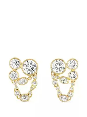 UNIFORM OBJECT 18k Yellow Diamond Earrings - Gold