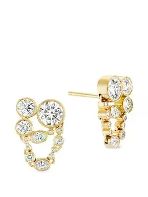 UNIFORM OBJECT 18k Yellow Diamond Earrings