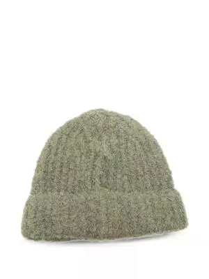 MAISON MARGIELA Logo-patch Beanie Hat - Green
