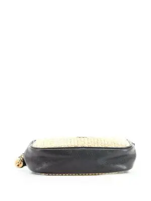 Saint Laurent Lou Camera Bag Woven Raffia Mini Crossbody Bag