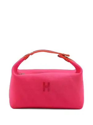 Hermès Toile Bride A Brac Case Vanity Bag - Pink