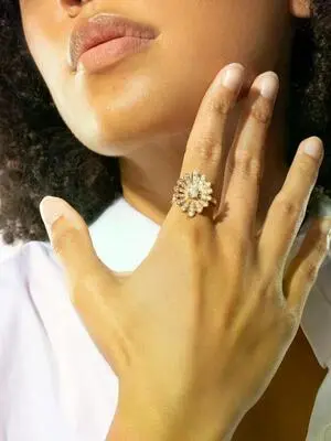 ANITA KO Water Lily Diamond Ring