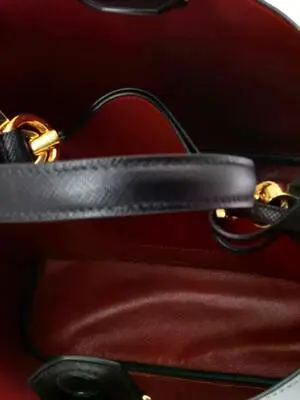 Prada Panier Saffiano Leather Large Bucket Bag
