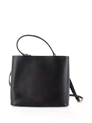 Prada Panier Saffiano Leather Large Bucket Bag - Black