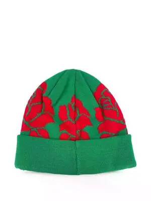 Supreme Rose-knit Beanie Hat