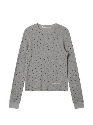 REST&RECREATION Printed Long-sleeve T-shirt - Grey
