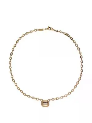 AZLEE Staircase Diamond Necklace - Gold