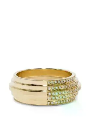 AZLEE Stair Case Diamond Ring