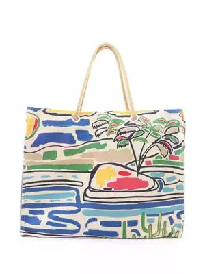 Hermès 2022 Toile Farniente Beach Tote Bag - Neutrals