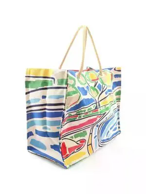 Hermès Toile Farniente Beach Tote Bag - Neutrals