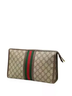Gucci 2016-2026 Gg Supreme Web Ophidia Clutch Bag