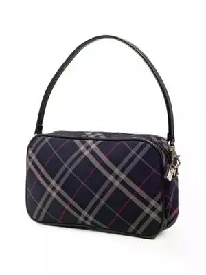 Burberry 2000-2017 Supernova Check Canvas Pochette Handbag