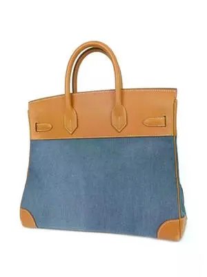 Hermès 1996 32 Haut À Courroies Handbag - Neutrals