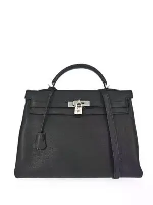 Hermès 2008 35 Kelly Retourne Tote Bag - Black