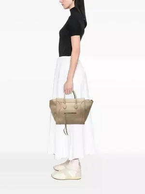 Celine 2011 Medium Leather Luggage Phantom Tote Bag - Neutrals