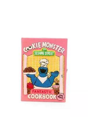 OLYMPIA LE-TAN Cookie Monster Book-shaped Clutch Bag - Pink