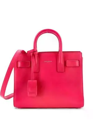 Saint Laurent Sac De Jour Nm Bag Leather Nano Tote Bag - Pink