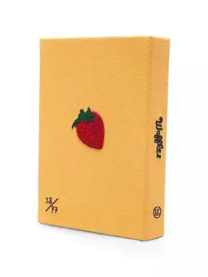 OLYMPIA LE-TAN Waffles Breakfast For Champions Embroidered Clutch Bag - Yellow