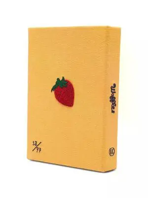 OLYMPIA LE-TAN Waffles Breakfast For Champions Embroidered Clutch Bag Yellow