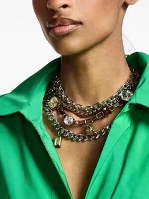 Essentiel Antwerp Crystal Embellished Layered Necklace