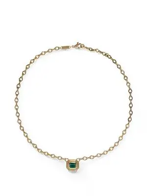 AZLEE Emerald Staircase Medium Necklace