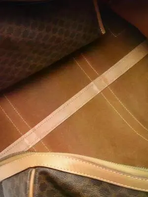 Celine 2013 Macadam Coated Canvas Travel Bag